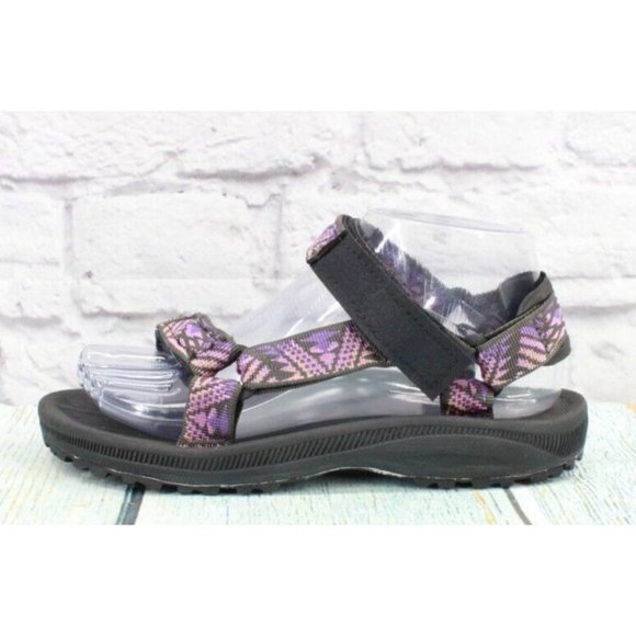 Teva | Shoes | Teva 6294 Hurricane Purple Wave Pattern Sandals Water ...
